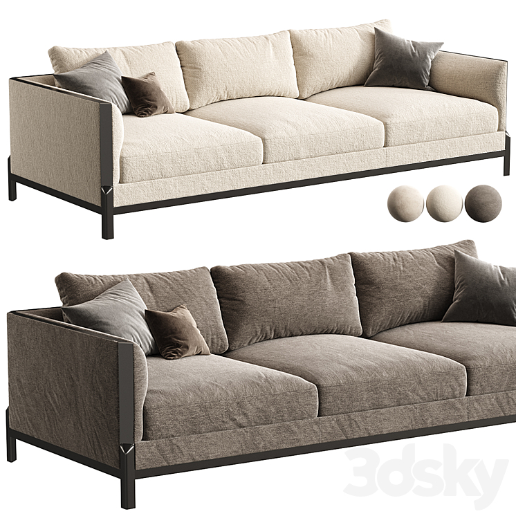 Trussardi Casa Band Sofa - Sofa - 3D model