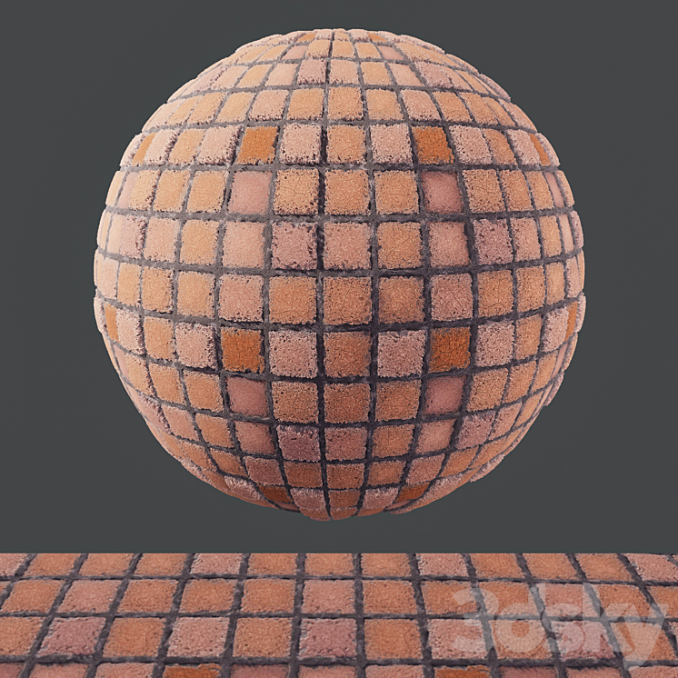 Texture Tile 04 - Tile - 3D model