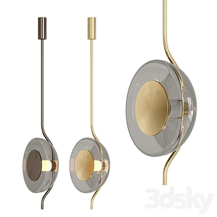 Pendulum Pendant Lamp - Pendant light - 3D model