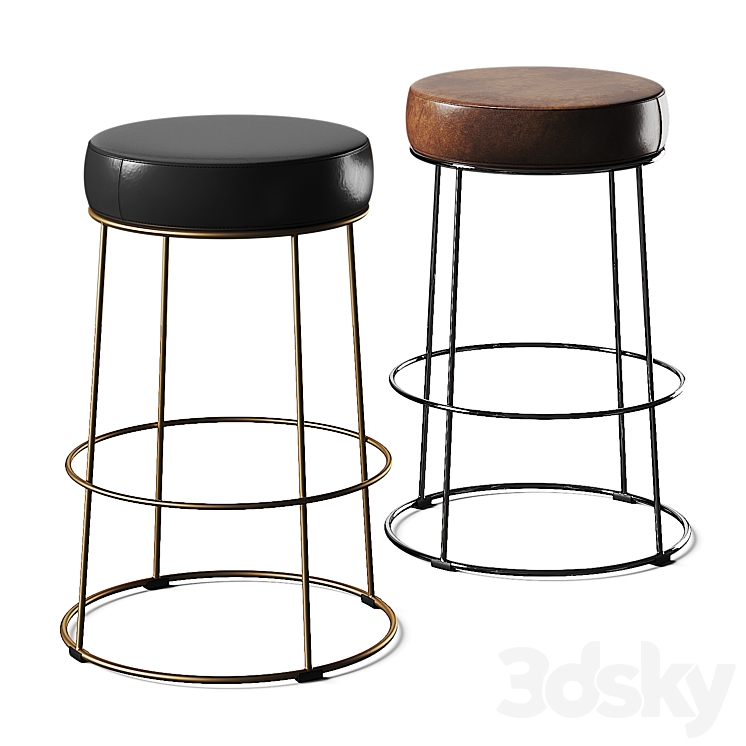 Jess Barkruk Cody Bar Stool - Chair - 3D model