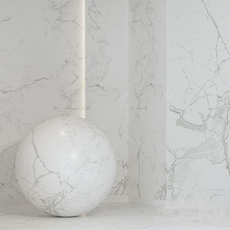 Decorative Stone 63 - Seamless 4K Texture - Stone - 3D model