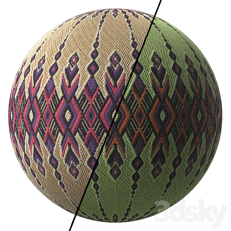 Fabric Materials 59-woven fabric | Pbr 4k Seamless - Fabric - 3D model
