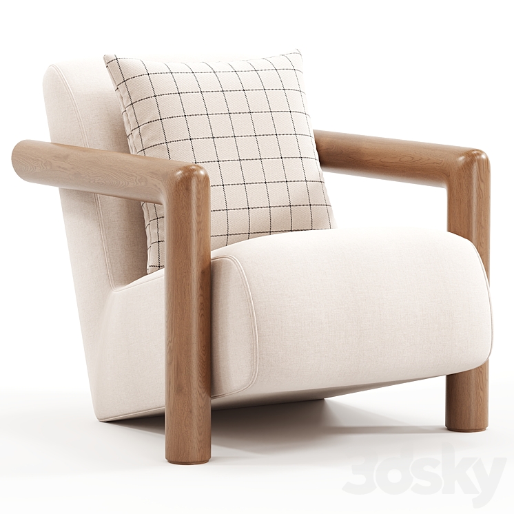 Ford Chair by RH Design - Arm chair - 3D model