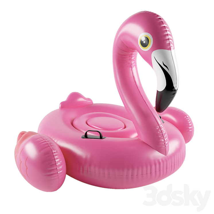 Inflatable pink flamingo - Miscellaneous - 3D model