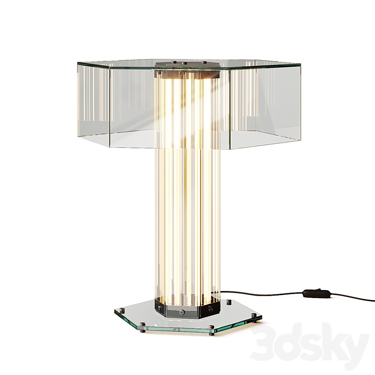 Flos SuperWire T Table Lamp - Table lamp - 3D model