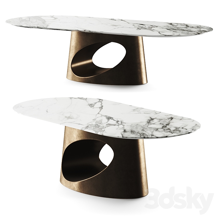 Rugiano Ring Dining Table - Table - 3D model