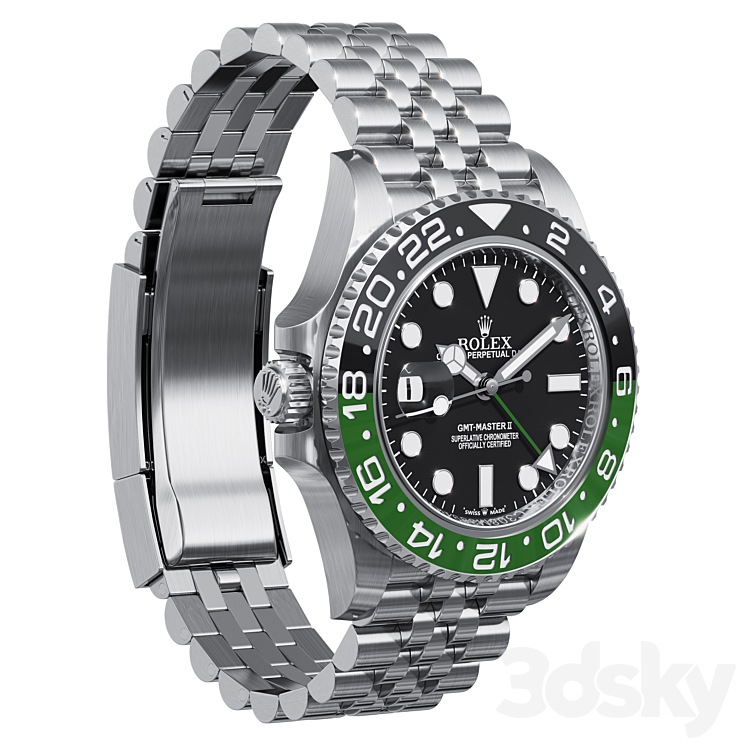 Rolex GMT-Master II sprite - Watches & Clocks - 3D model