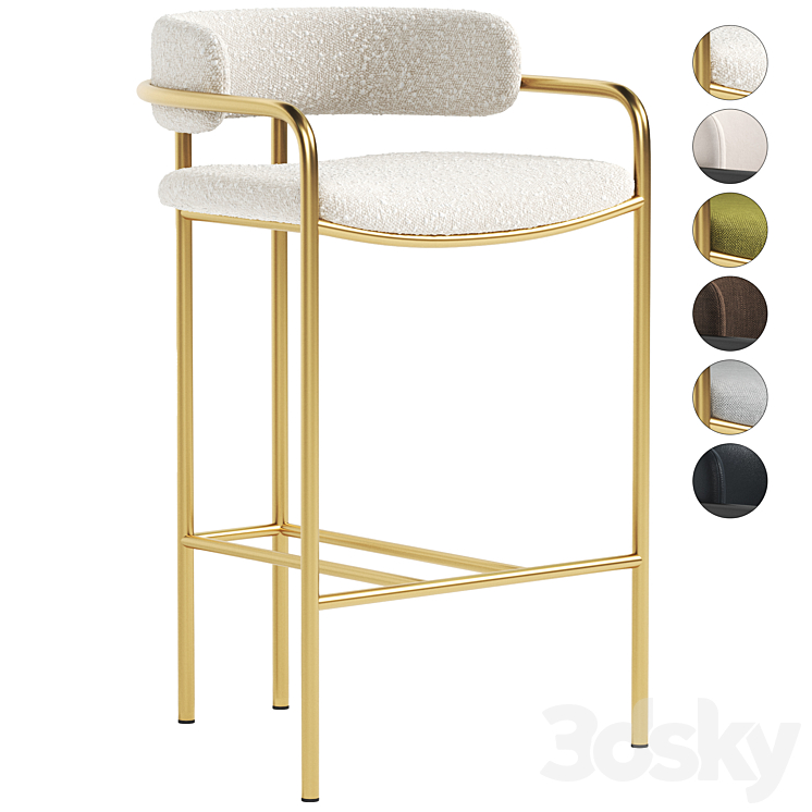 Lenox Bar & Counter Stools - Chair - 3D model