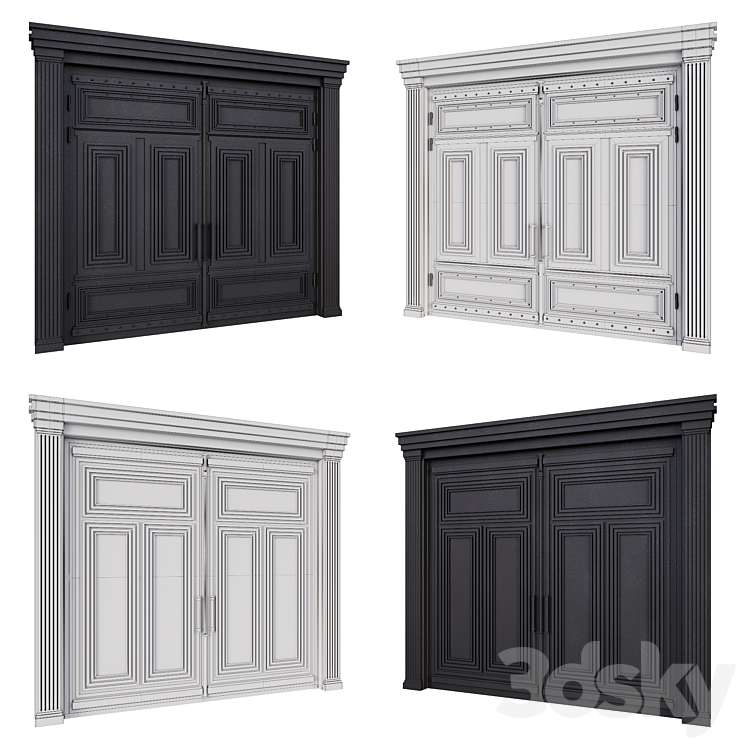 GATE NEO 08 Entrance GATE 08 - Doors - 3D model