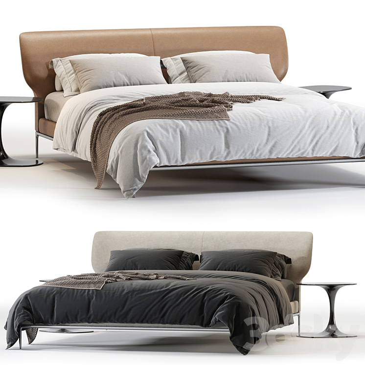 Alivar Maya Bed - Bed - 3D model
