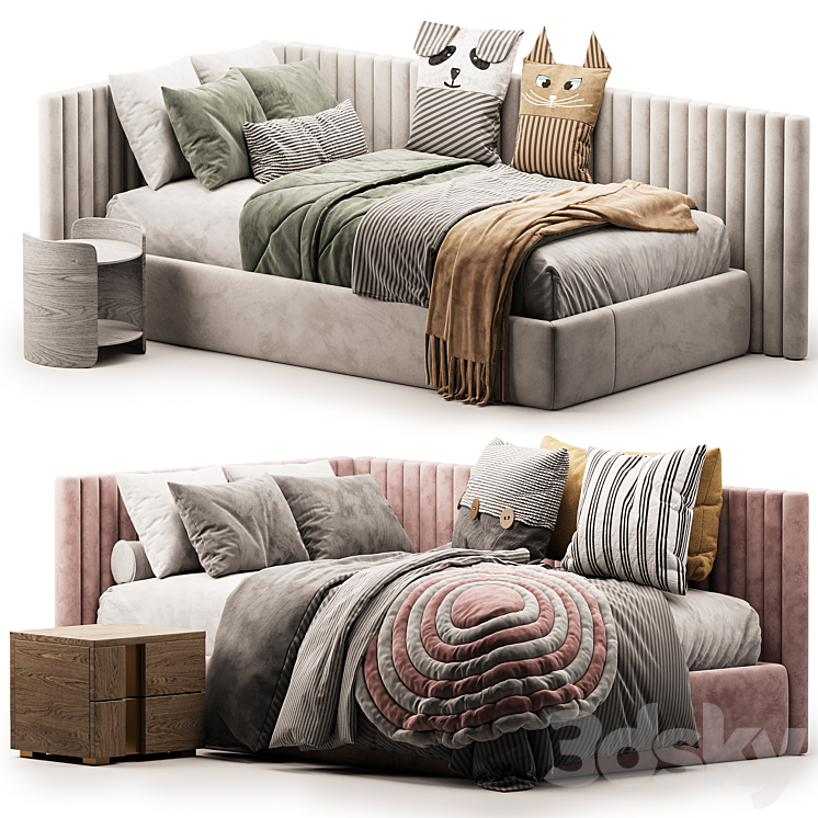 Kids Bed FLOW - Bed - 3D model