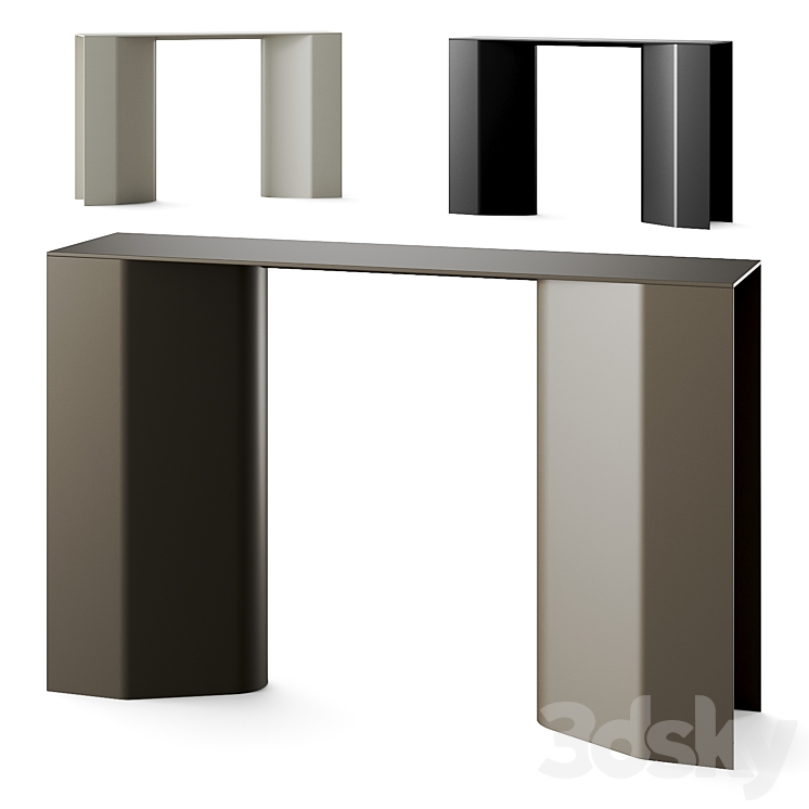 Blu Dot Straight Up Console Table - Console - 3D model