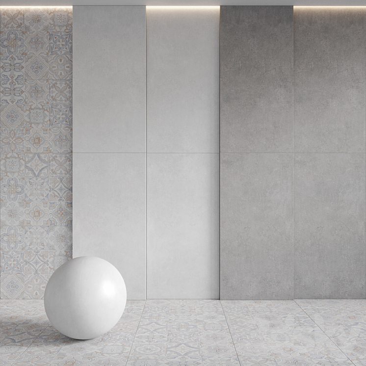 Porcelain tiles Newcon Vitra - Tile - 3D model
