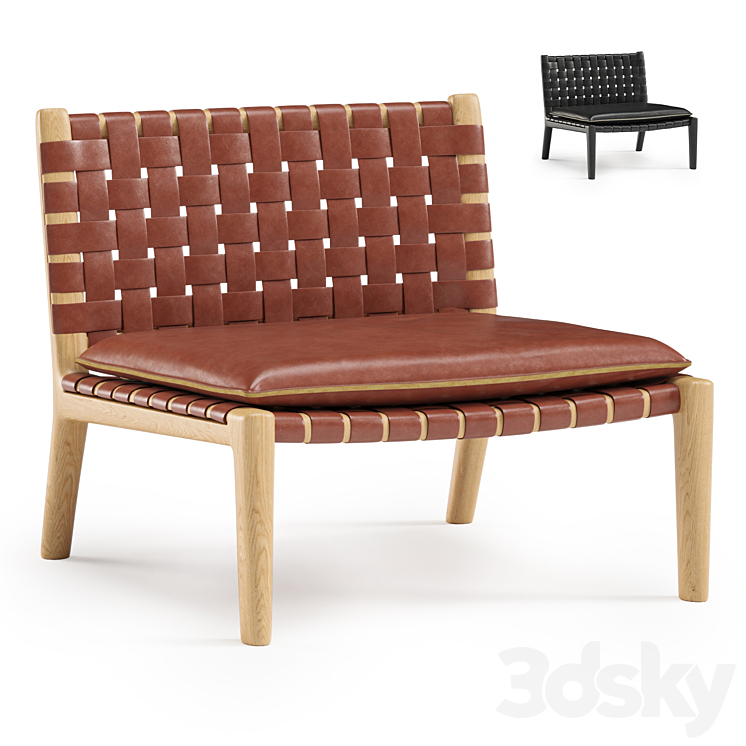 Zara Home Lounge Chair 01 - Arm chair - 3D model