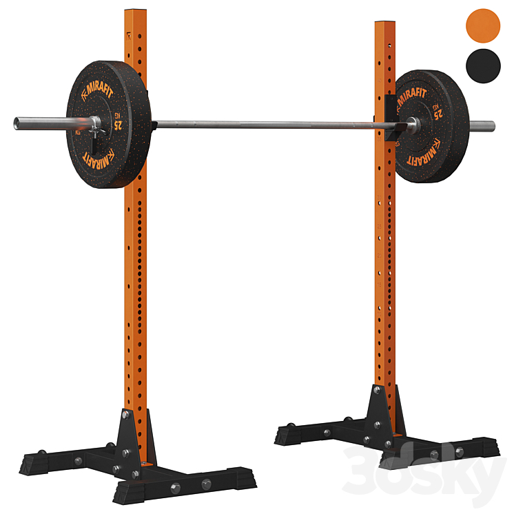 Mirafit M3 Squat Stand - Sports - 3D model