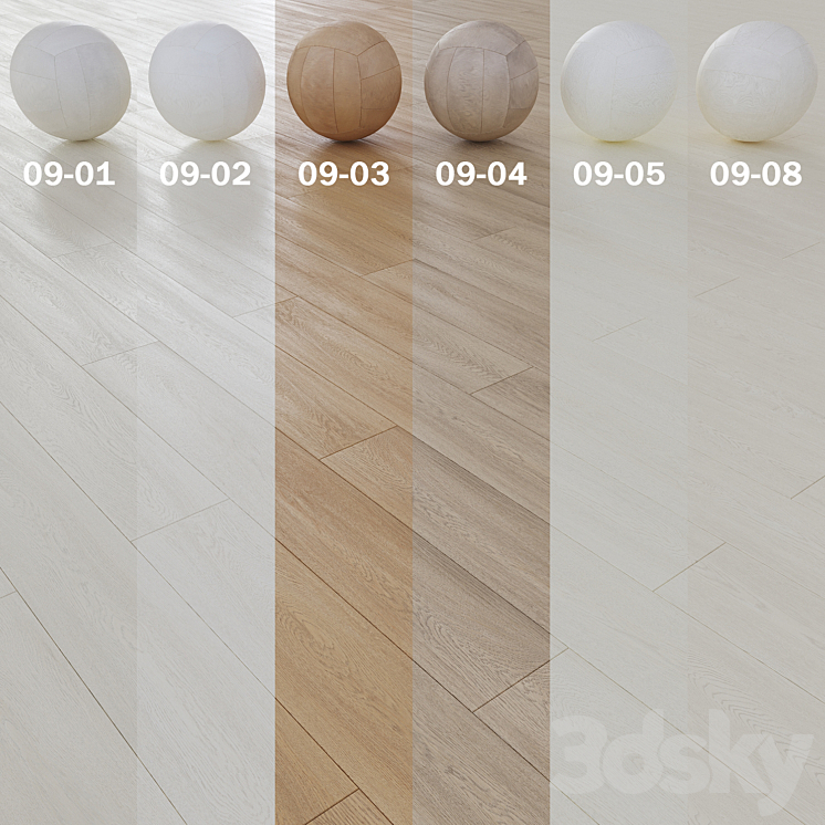 SPC Laminate Alpine Floor | Intense Set 1 - Floor coverings - 3D model