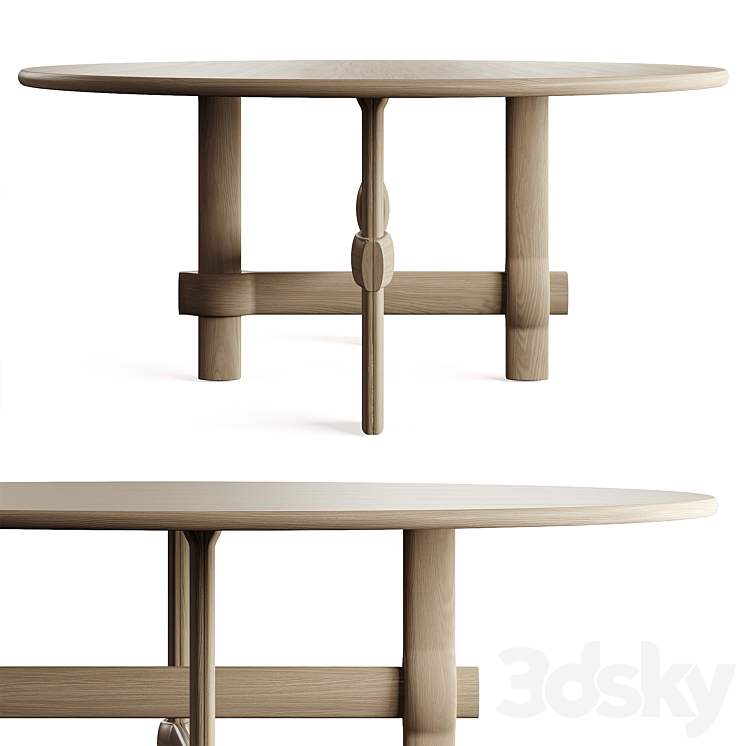 D8 KNOT Round Table District Eight - Table - 3D model