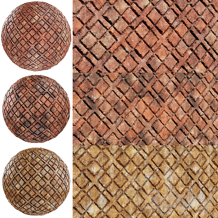 PBR 4K Texture Brick Wall Vol 26 - Brick - 3D model