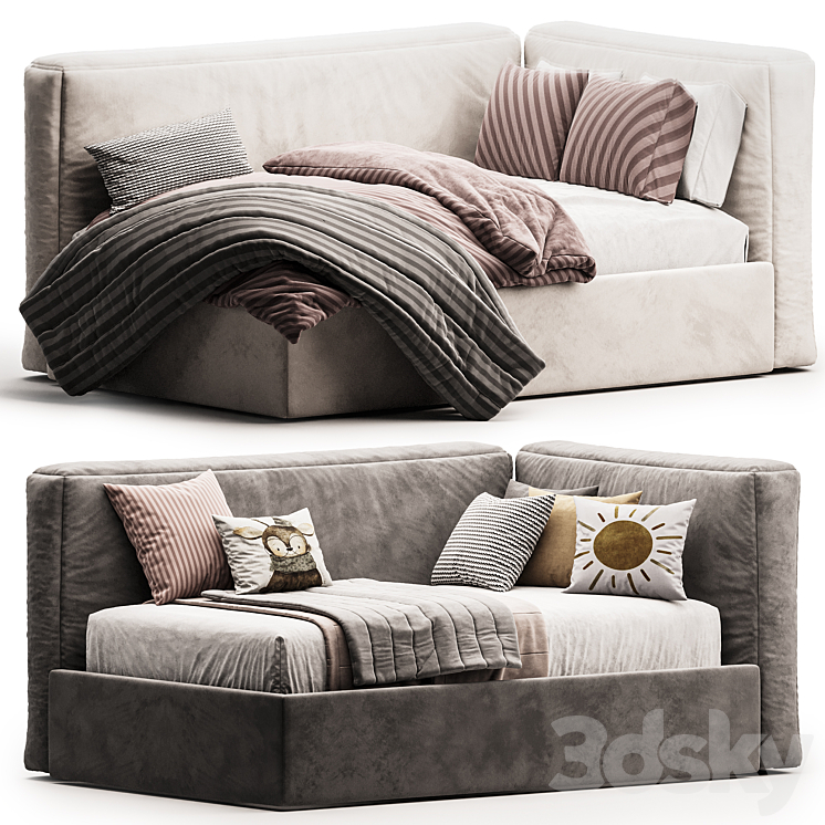 Loca Kids Bed - Bed - 3D model