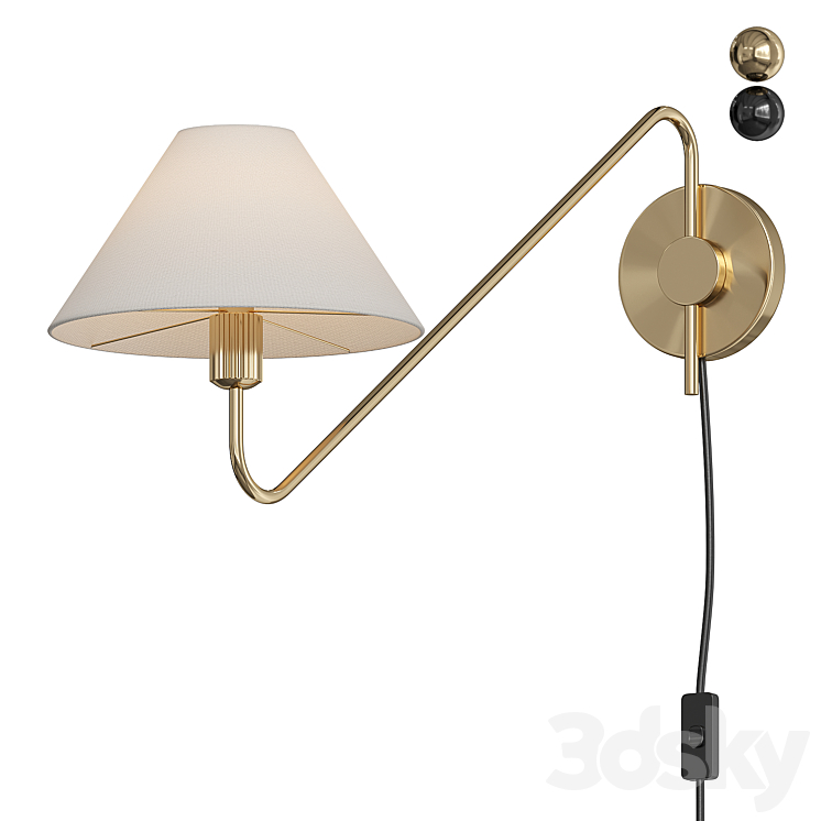 Beatrix Pivot Sconce - Wall light - 3D model