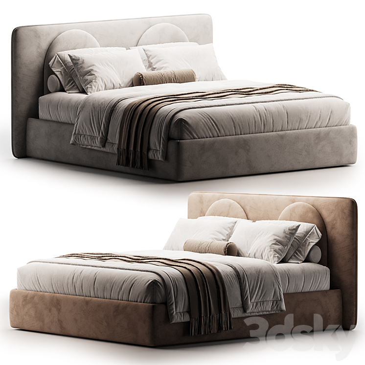 Custom made bed - Bed - 3D model