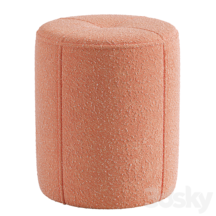 Pouf Kofi Velvet Pink by divan.ru - Other soft seating - 3D model