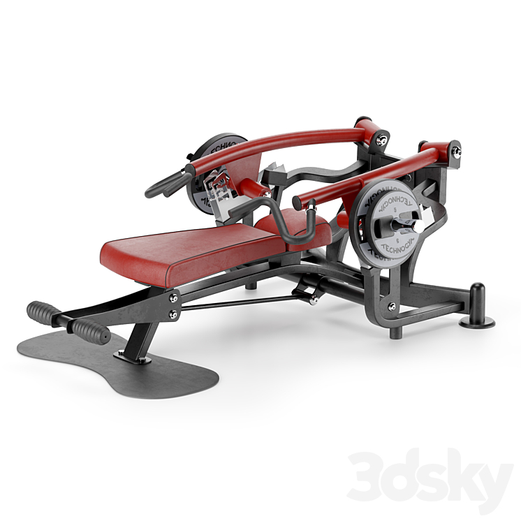 Inclined Bench Press - Sports - 3D model