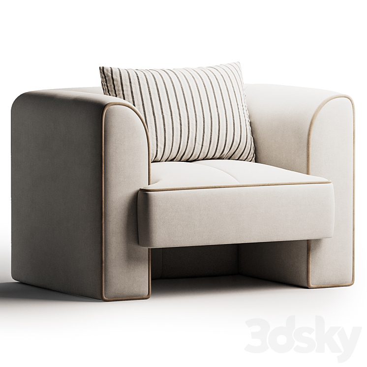Sillon Bobi - Arm chair - 3D model