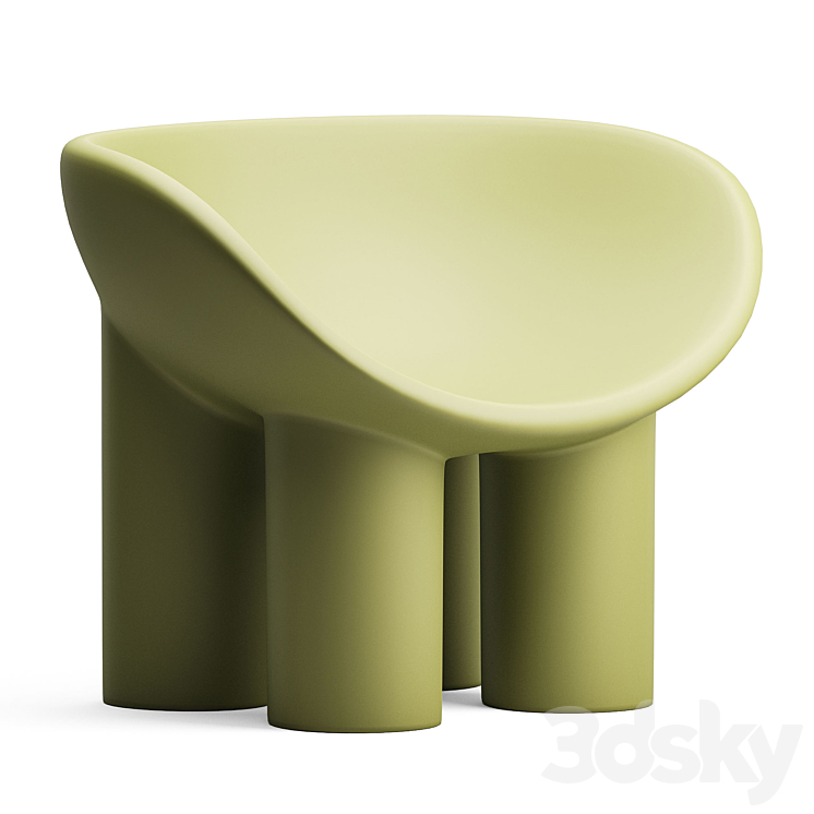 Roly Poly Fiberglass - Chair - 3D model