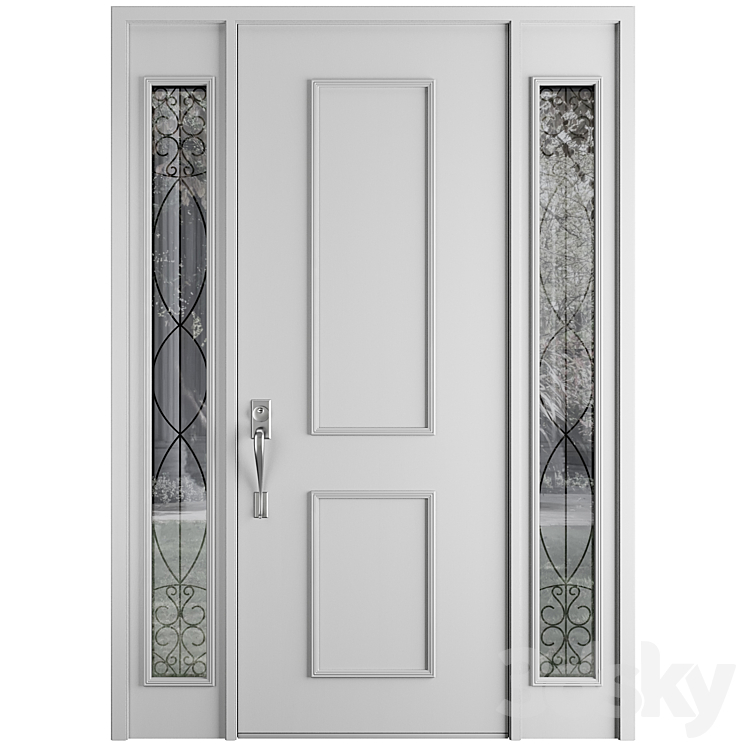 Entrance door staleks classic 34 - Doors - 3D model