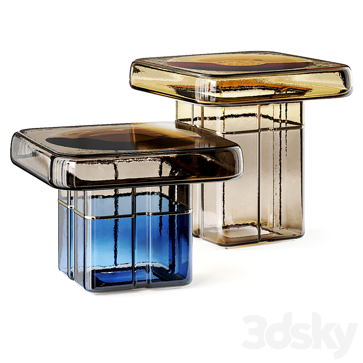 Reflex Tau 40 Murano Glass Coffee Tables - Table - 3D model