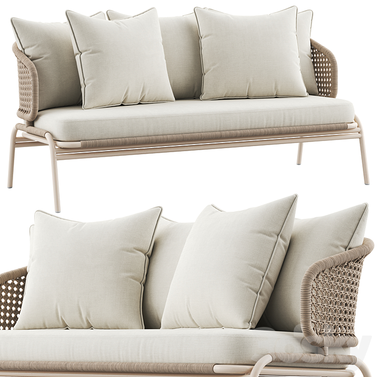 Palmer 2 Seat Sofa - Sofa - 3D model