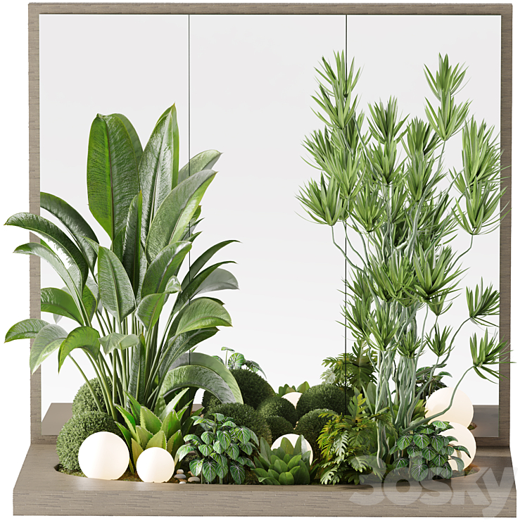 Outdoor garden plants - Outdoor - 3D model