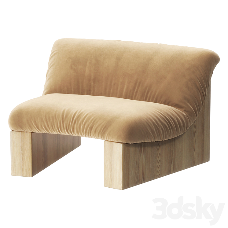 Snow chair - Arm chair - 3D model