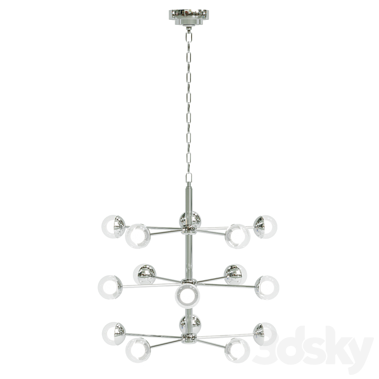 Alloway ks5230pn-cg Visual Comfort - Pendant light - 3D model
