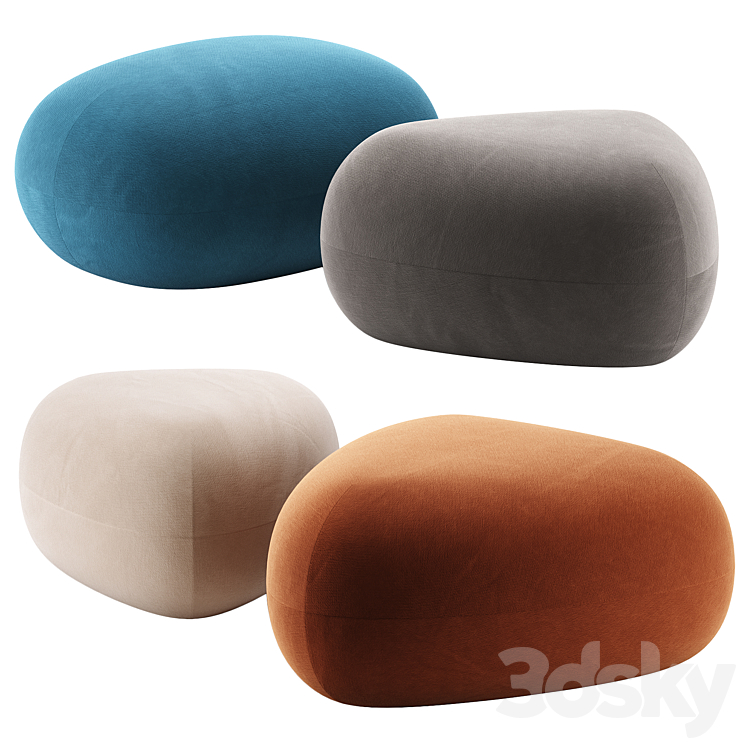 Pouf Zen Divan.ru - Other soft seating - 3D model