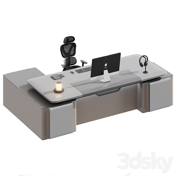 Workplace office furniture 004 - Office furniture - 3D model