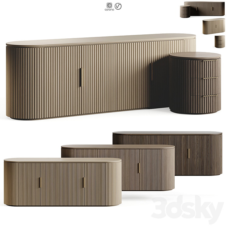 RH Byron Sideboard LivCollect VRT-Reveal - Sideboard & Chest of drawer ...
