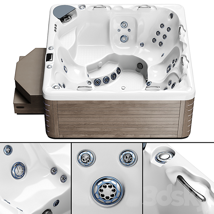 Hot Tub Beachcomber 750 Hybrid4 - Bathtub - 3D model