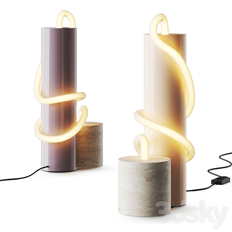 UTU Soulful Lighting Flow Table Lamp - Table lamp - 3D model