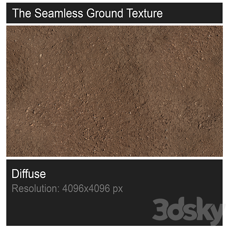 The Seamless Ground Texture - Miscellaneous - 3D model