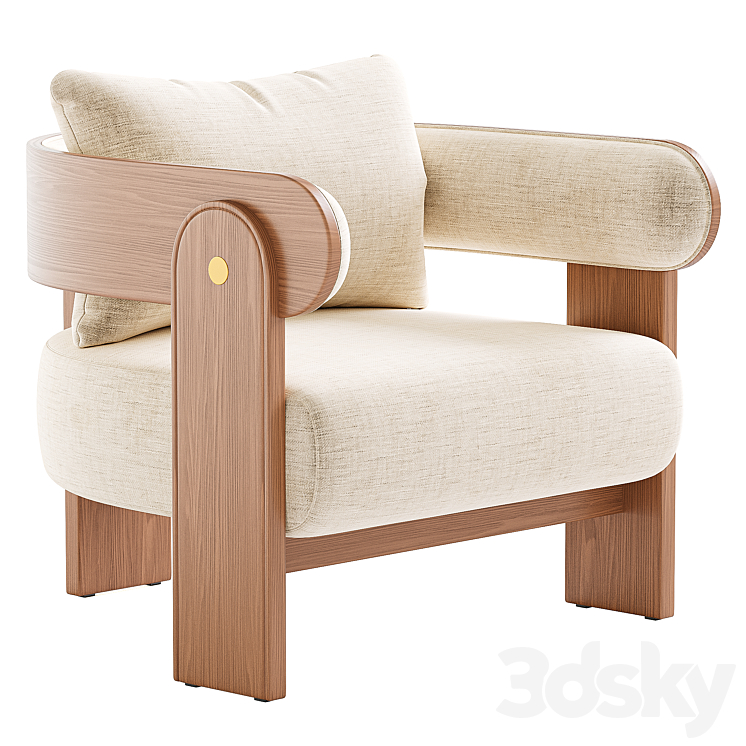 Lupin Occasional Chair - Arm chair - 3D model