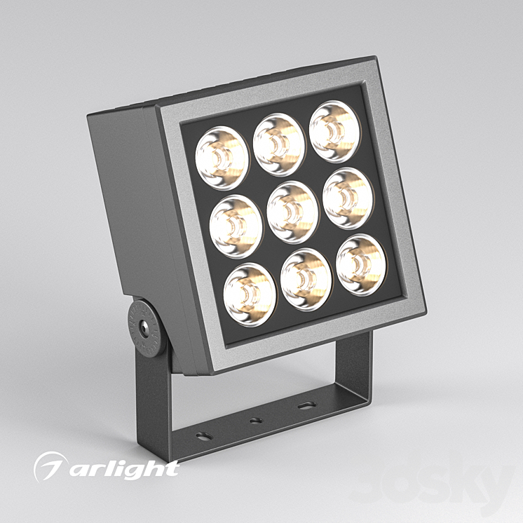 OM Light ALT-BLOCK-S185x185-36W - Street lighting - 3D model