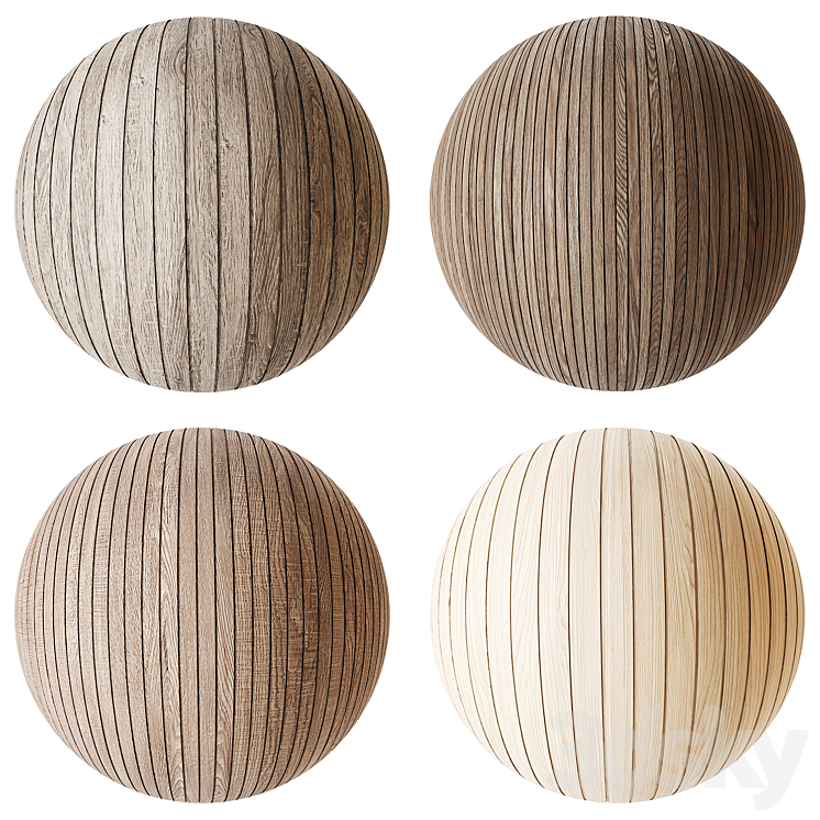 Wood Planks Set 002 - Wood - 3D model