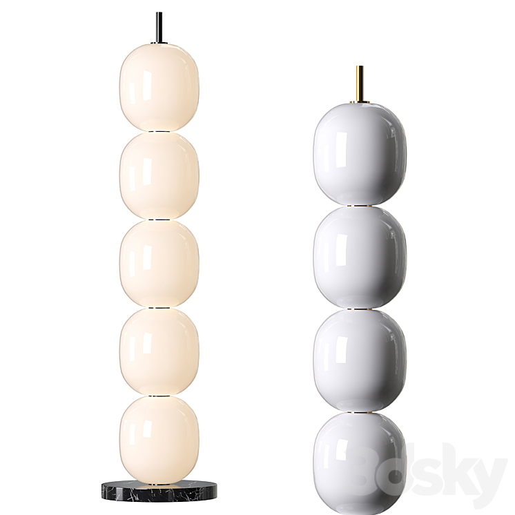 Glass Floor Lamp Myka - Floor lamp - 3D model