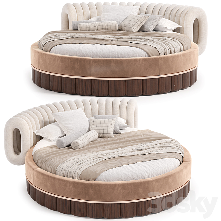 LOZKO Post future Bed By MALABAR - Bed - 3D model