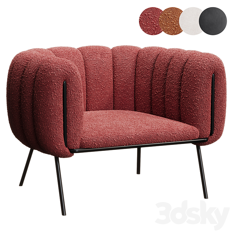 Harbuz armchair - Arm chair - 3D model