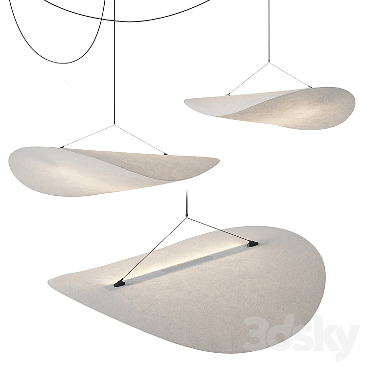 Tense 2 Pendant Lamp - Pendant light - 3D model
