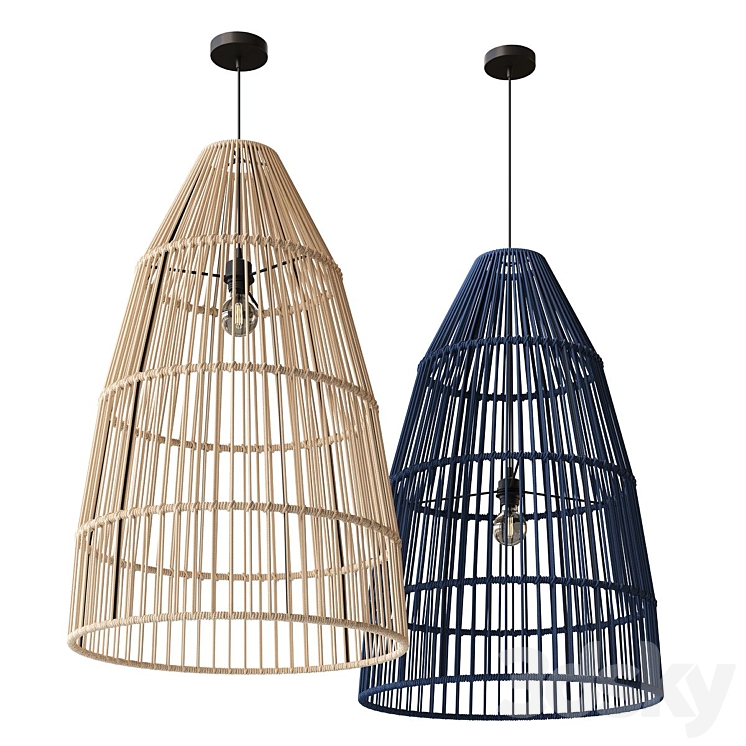 Safari Pendant Light by EDL - Pendant light - 3D model