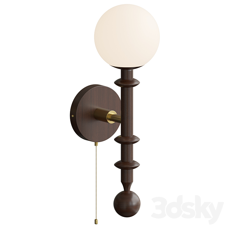 Roman Column Wall Lamp - Wall light - 3D model